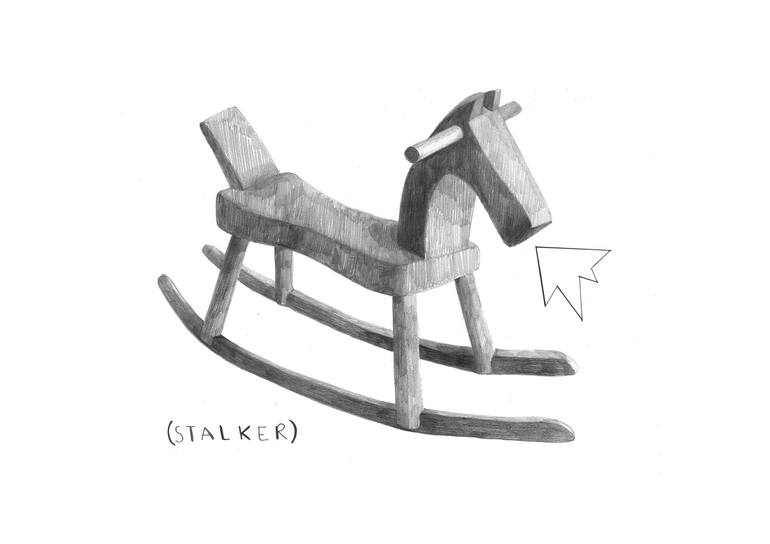 STALKER Drawing by ROZZELLA Artworks | Saatchi Art