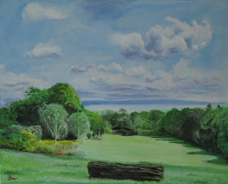 The Rolling Hill Painting by James Potter | Saatchi Art