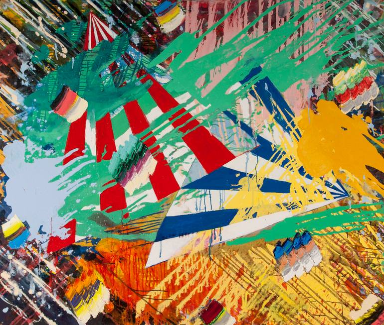 The Escapologist and the Acrobat Painting by Monroe Hodder | Saatchi Art