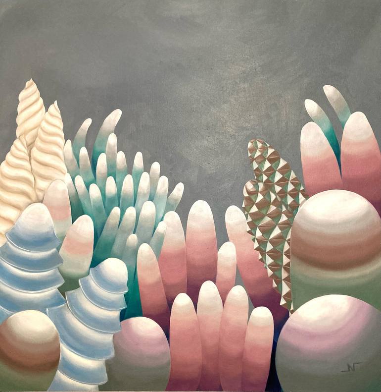 Cream and Sugar Painting by Neeka Allsup | Saatchi Art