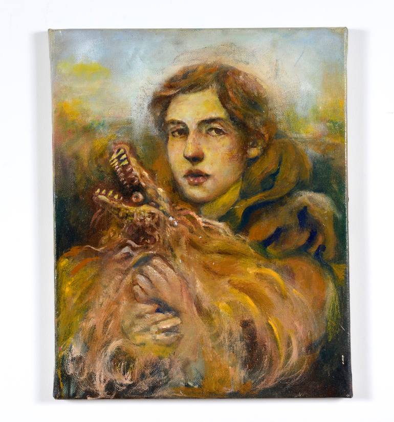 Gaze and creature Painting by Lucas Toro | Saatchi Art