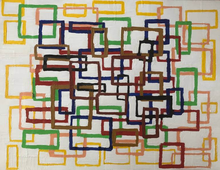 Complicated life Painting by Rachel Pang | Saatchi Art