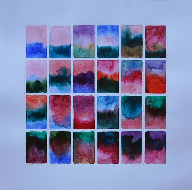 24 Explosions of colour [d] Painting by Dafna Stoilkova | Saatchi Art