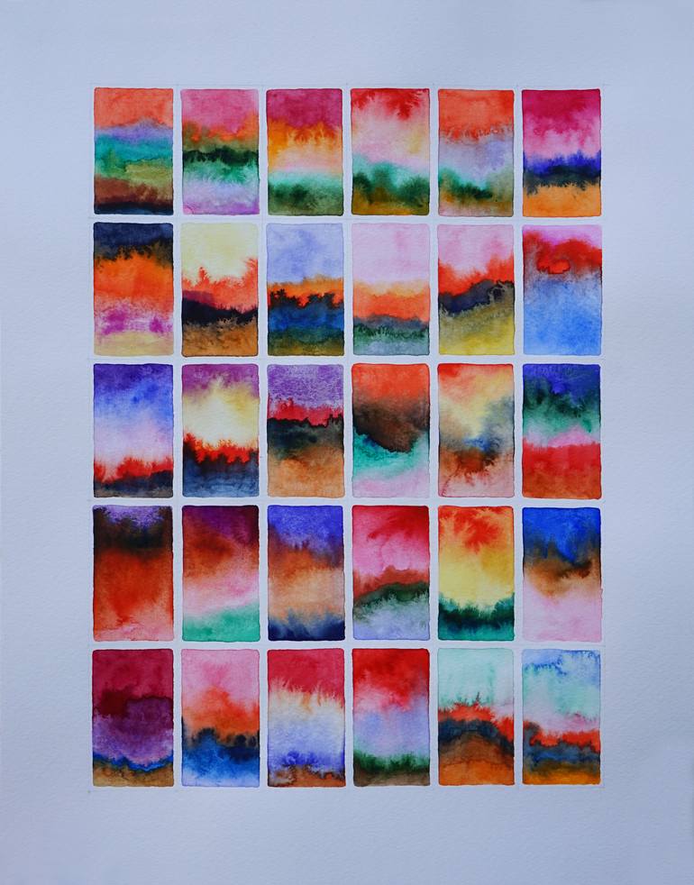 30 Explosions of colour [d] Painting by Dafna Stoilkova | Saatchi Art