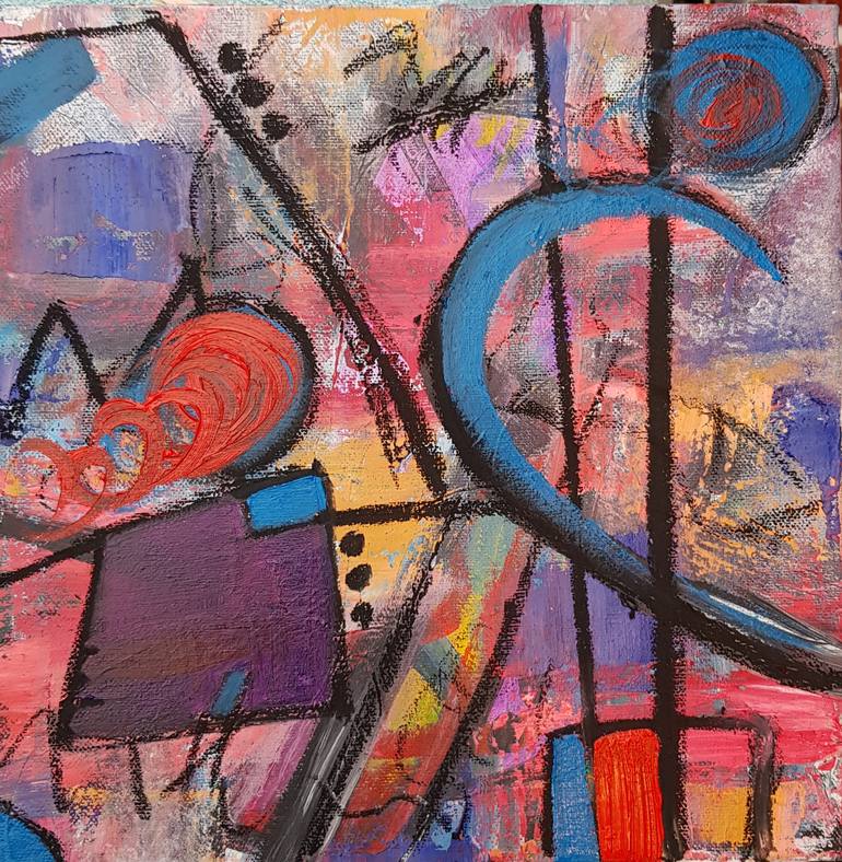 Joyful Garden Art of 2 Painting by Catherine Seddon | Saatchi Art
