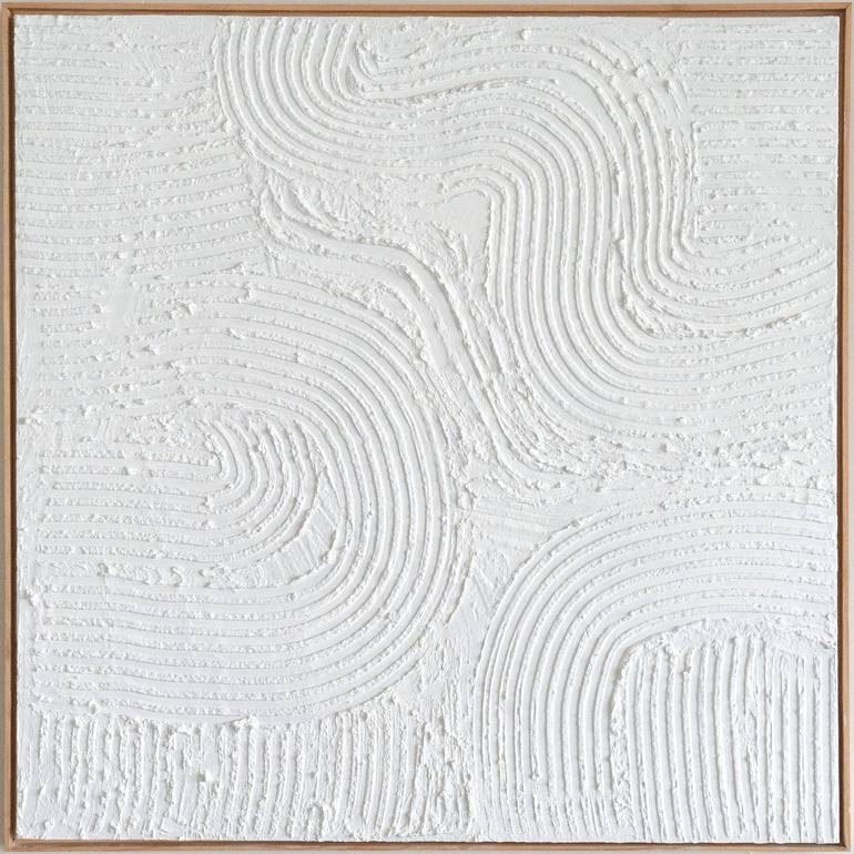 White Matter Painting by White Abstracts | Saatchi Art