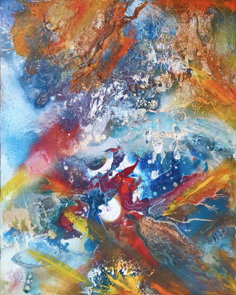 Fighting Hard To Save The Planet Painting by Dave Cavanagh | Saatchi Art