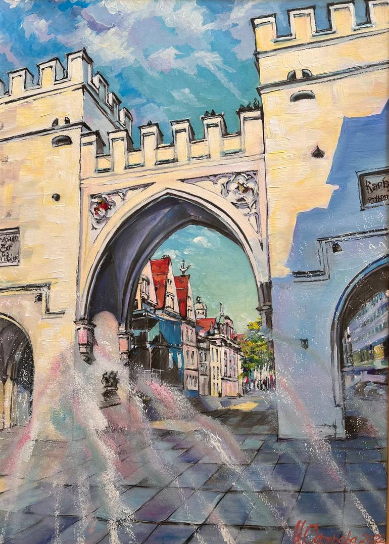 More than Fountain Painting by Irina Osetrova | Saatchi Art