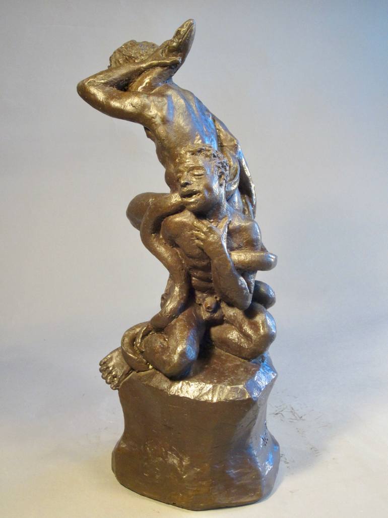 Heracles and Iphicles Sculpture by David Derner | Saatchi Art