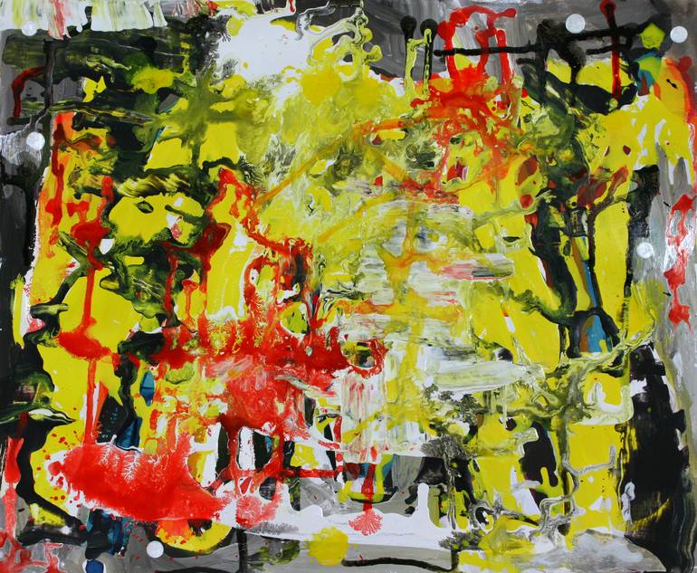 Firewall Painting by Mary Bruce | Saatchi Art