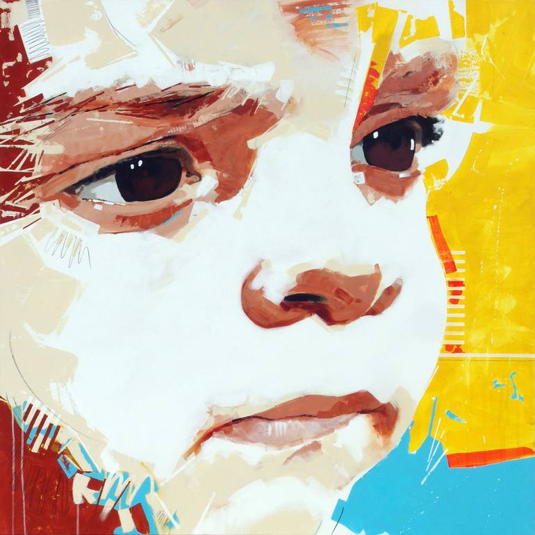 DUBIOUS BOY Painting by Santarelli Pascal | Saatchi Art