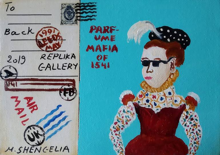 Perfume Mafia Painting by Misha Shengelia | Saatchi Art