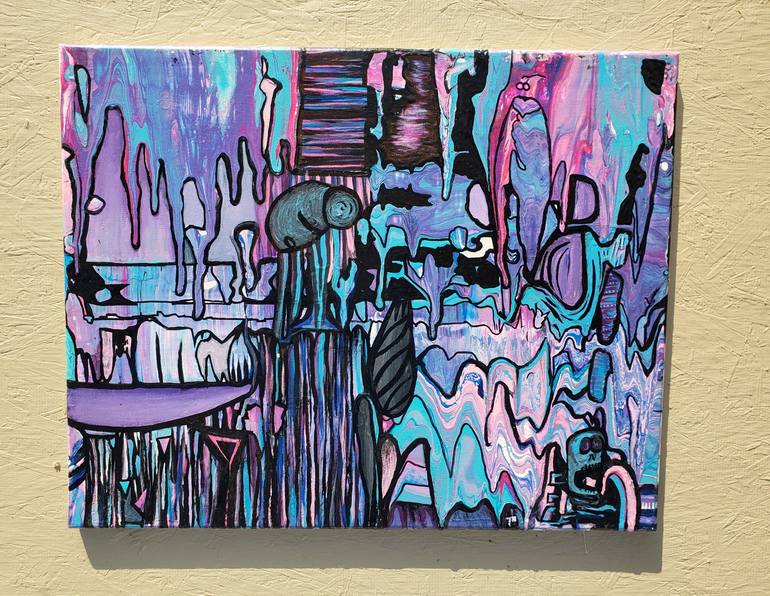 Drip Painting Technique The Drip Painting By Jes Huddleston | Saatchi