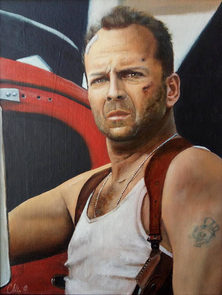 A Fine Day to Die Hard Painting by Svetlana Shakirova | Saatchi Art