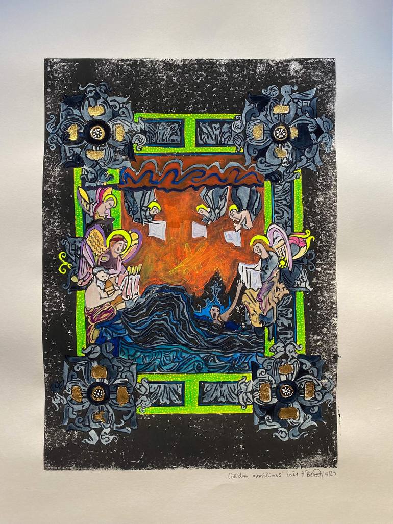 Calidum Mantilibus 5 - Limited Edition of 25 Printmaking by Hanna Roth ...