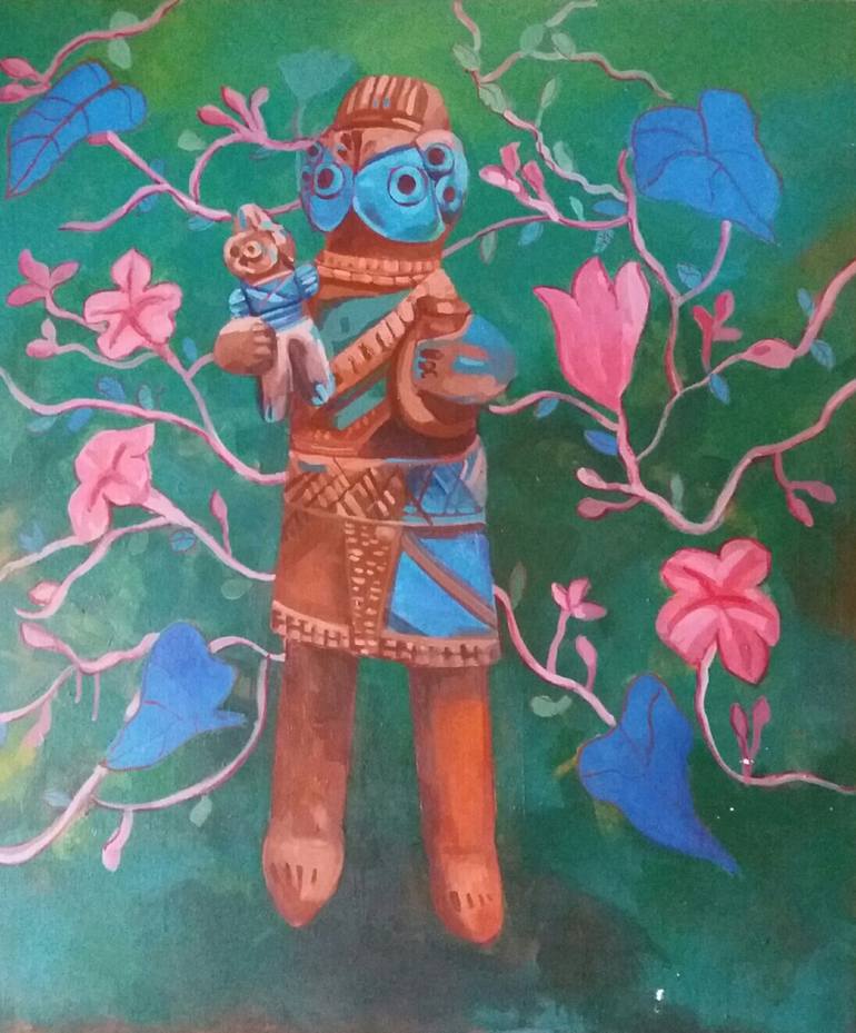 Putul Painting by Barsha Debnath | Saatchi Art