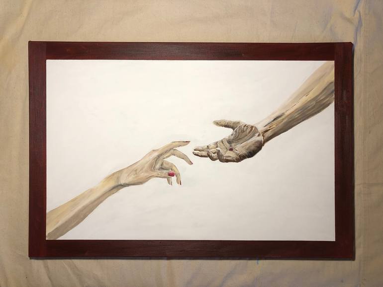 Red Pill Painting by Jack Thayer | Saatchi Art