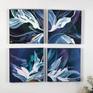Quiet Wilderness Quadriptych Painting by Novi Lim | Saatchi Art