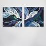 Quiet Wilderness Quadriptych Painting by Novi Lim | Saatchi Art