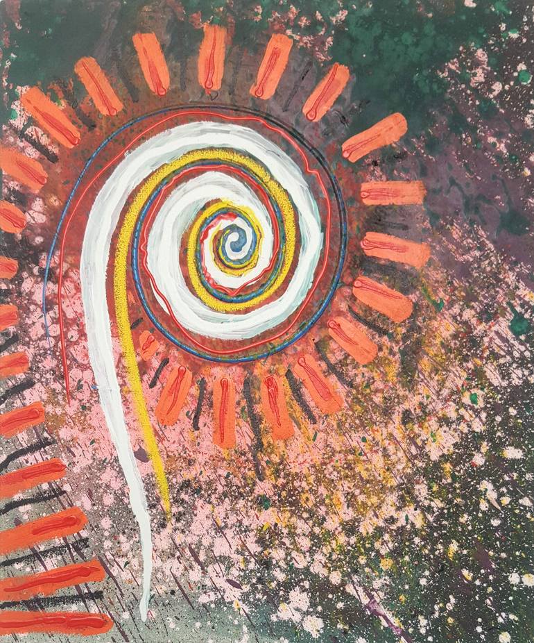 Suction Painting by Michiel Sonnevijlle | Saatchi Art