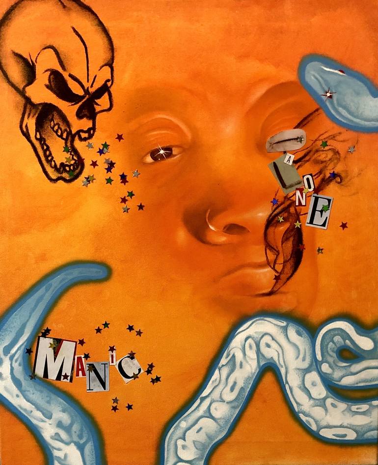 Manic till Sunrise Painting by Sean Winn | Saatchi Art