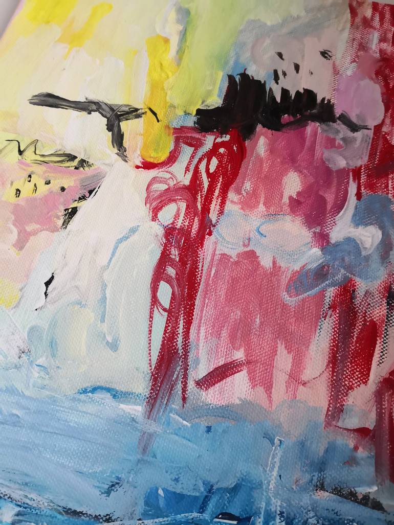 Explore.d and Blow Painting by Magda Wozna | Saatchi Art