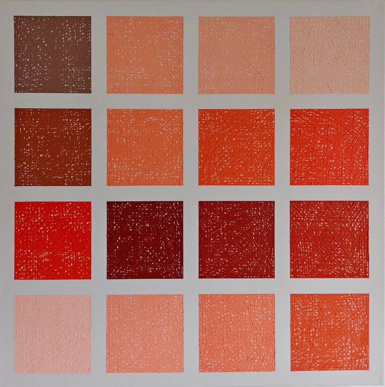 Variations of a single hue - Orange Painting by Tanmay Parashar ...