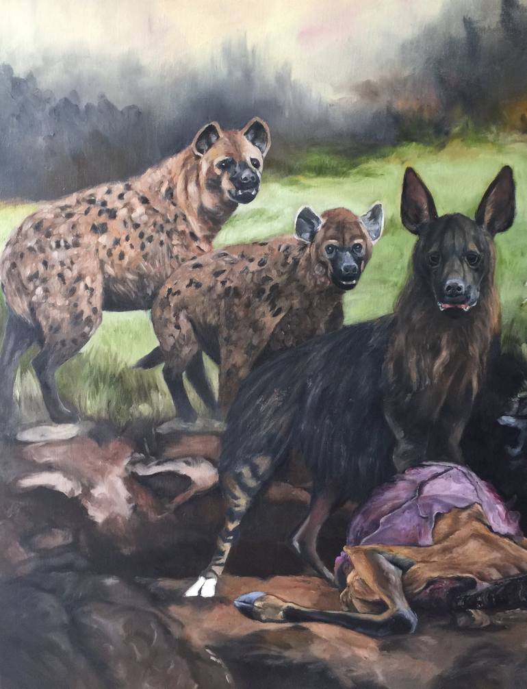 Hunting Party Painting by Kashyap Patel | Saatchi Art
