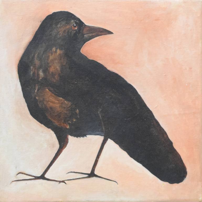 THE CROW Painting by Deekshith Ka | Saatchi Art