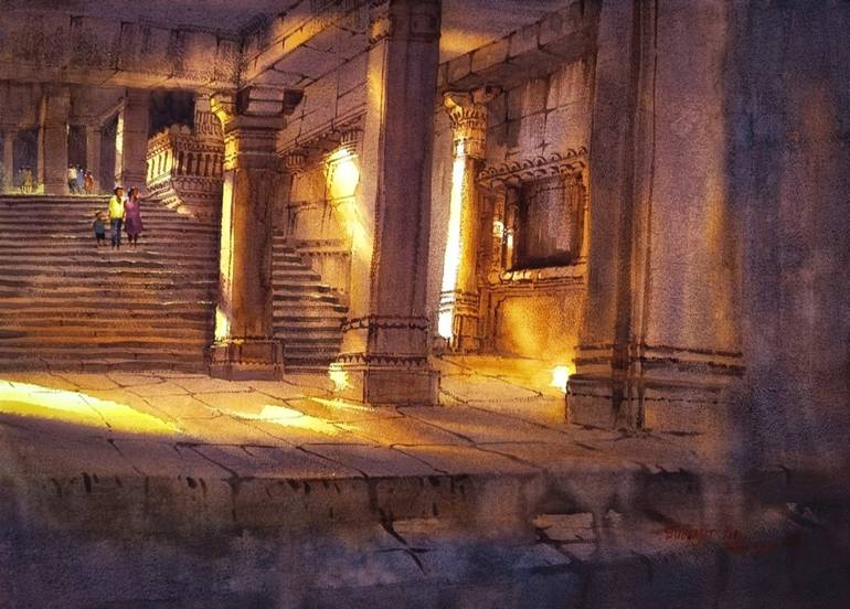 Heritage 2 Painting by Subhajit Paul | Saatchi Art