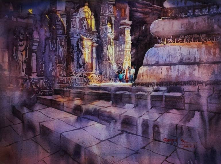 Heritage-XI Painting by Subhajit Paul | Saatchi Art