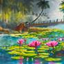 Morning Glory V Painting by Subhajit Paul | Saatchi Art