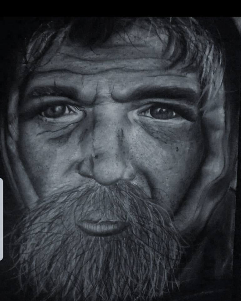 Homeless Wanderer Drawing by Katie Ellis | Saatchi Art