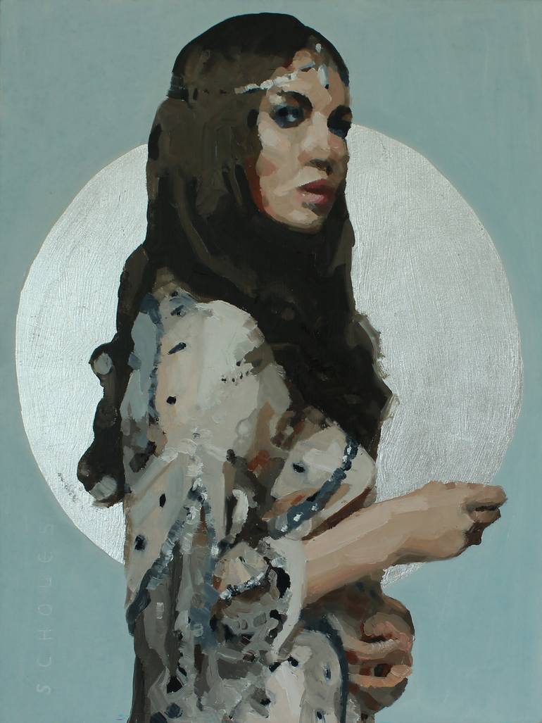 Selene Painting by Simone Scholes | Saatchi Art