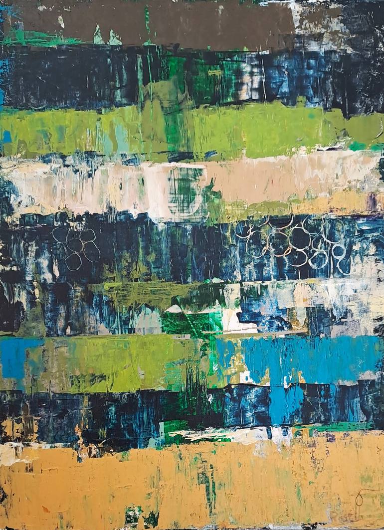 Variaciones III Painting by Mercedes Rosell | Saatchi Art