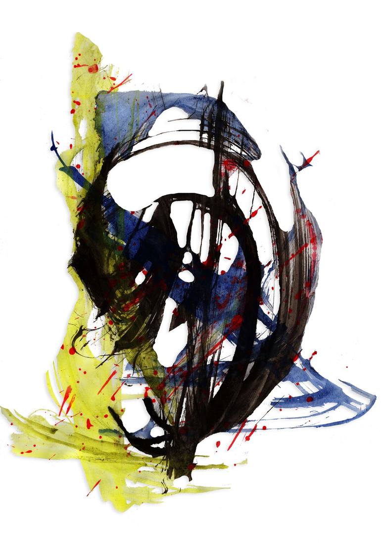 The Warrior Helmet Mixed Media by Yusr Alobe | Saatchi Art