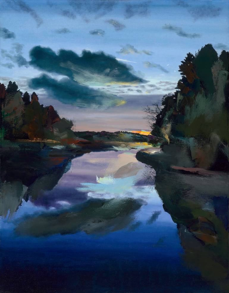 Magical Landscape Painting by Brendan Kramp | Saatchi Art