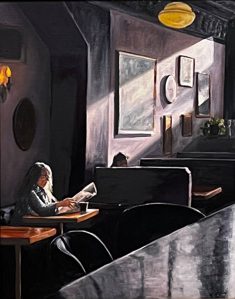 The Morning Ritual Painting by Brendan Kramp | Saatchi Art