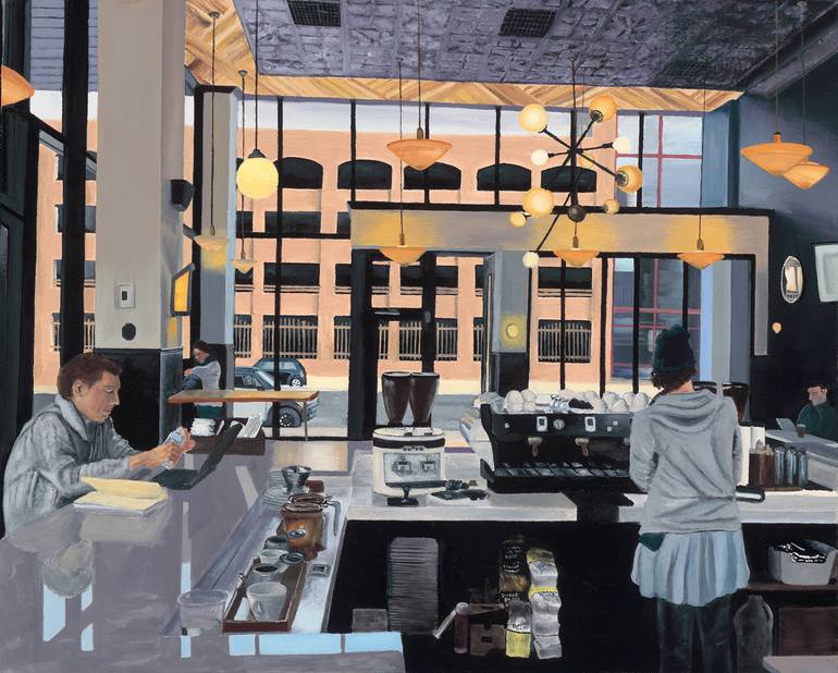 Spyhouse North Loop Painting by Brendan Kramp | Saatchi Art