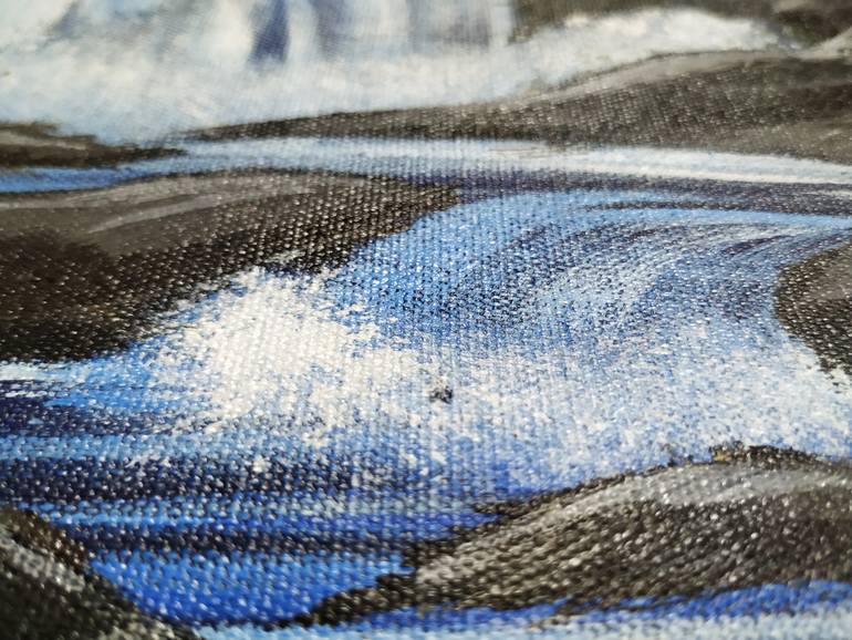 Blue Stream Painting by The Artista | Saatchi Art