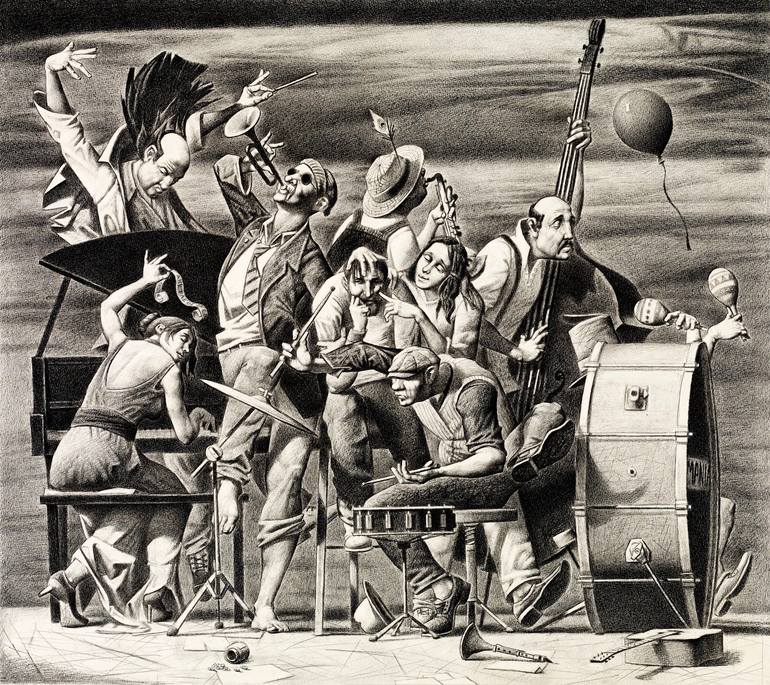 Mania Graphic Drawing by Alex Paul | Saatchi Art