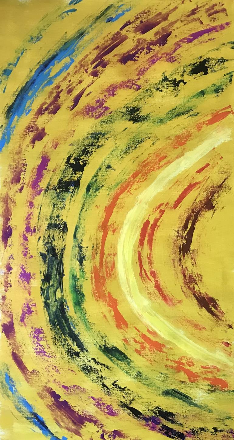 The world in the rainbow Painting by Alex Sher | Saatchi Art