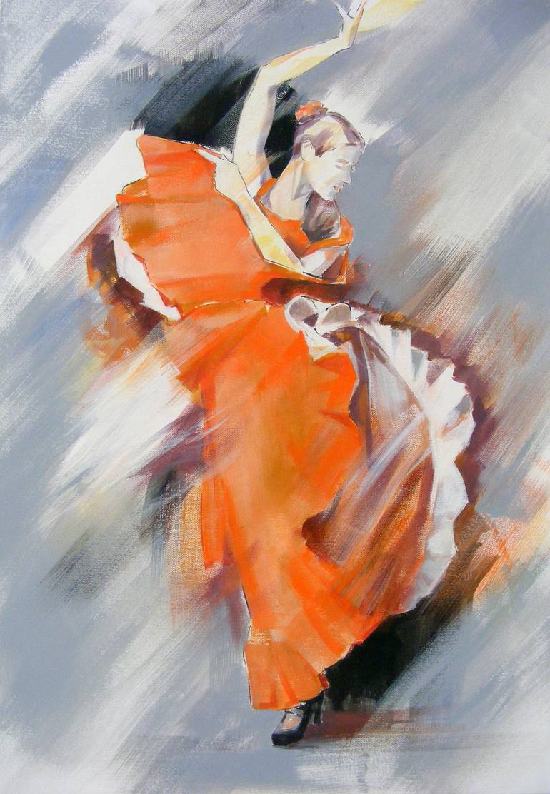 Movimiento - Movement Painting by Carlos Jorkareli | Saatchi Art