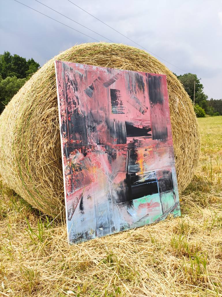 Drapeaux Painting by Sebastian Poplawski | Saatchi Art