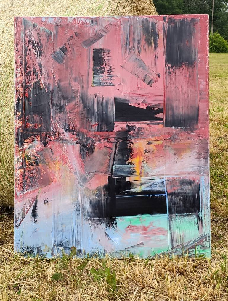 Drapeaux Painting by Sebastian Poplawski | Saatchi Art