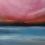 Disturbing sunset Painting by Sebastian Poplawski | Saatchi Art
