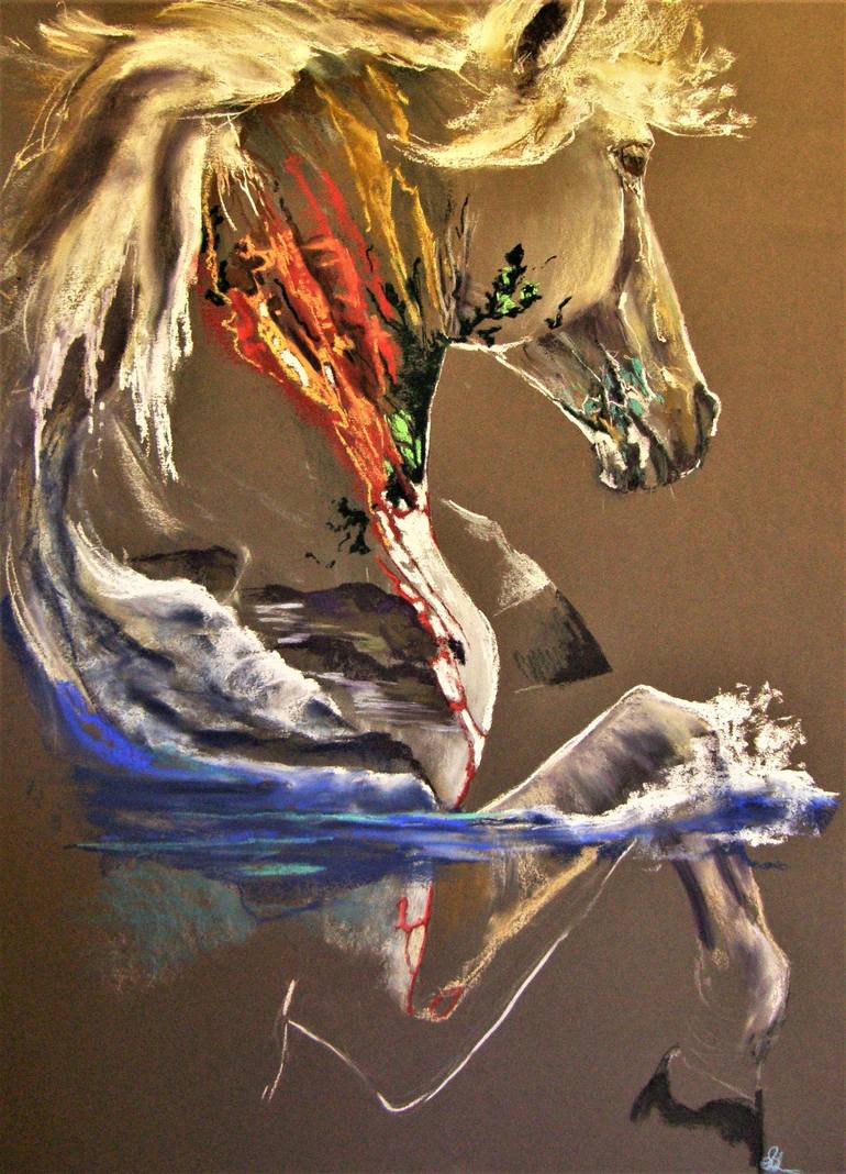 Equus - The Elements. Painting by Christine Lawrence | Saatchi Art