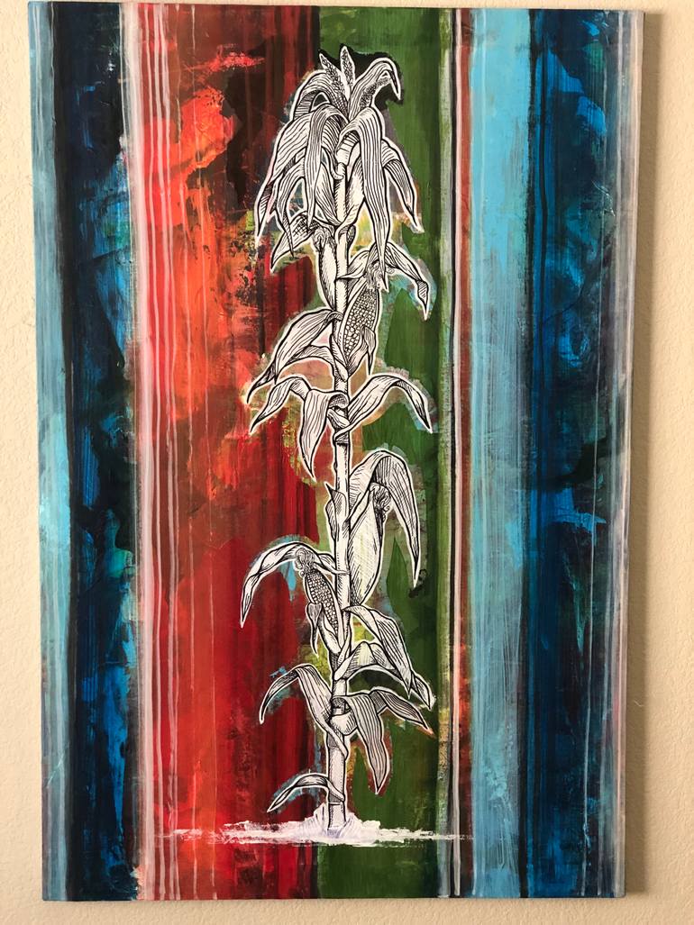 Milpa Drawing by N03l Flores | Saatchi Art