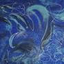 Deep blue dreams I Painting by Stephanie Koob | Saatchi Art