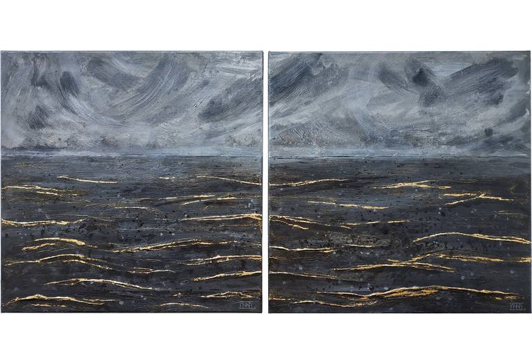 The Sea of our Memories Painting by Anna Alfieri | Saatchi Art